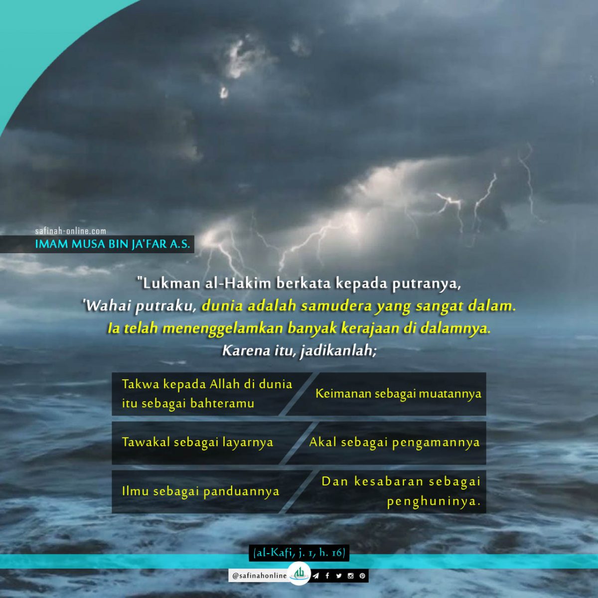 SafinahQuote: Lukman al-Hakim dan Dunia – Safinah Online